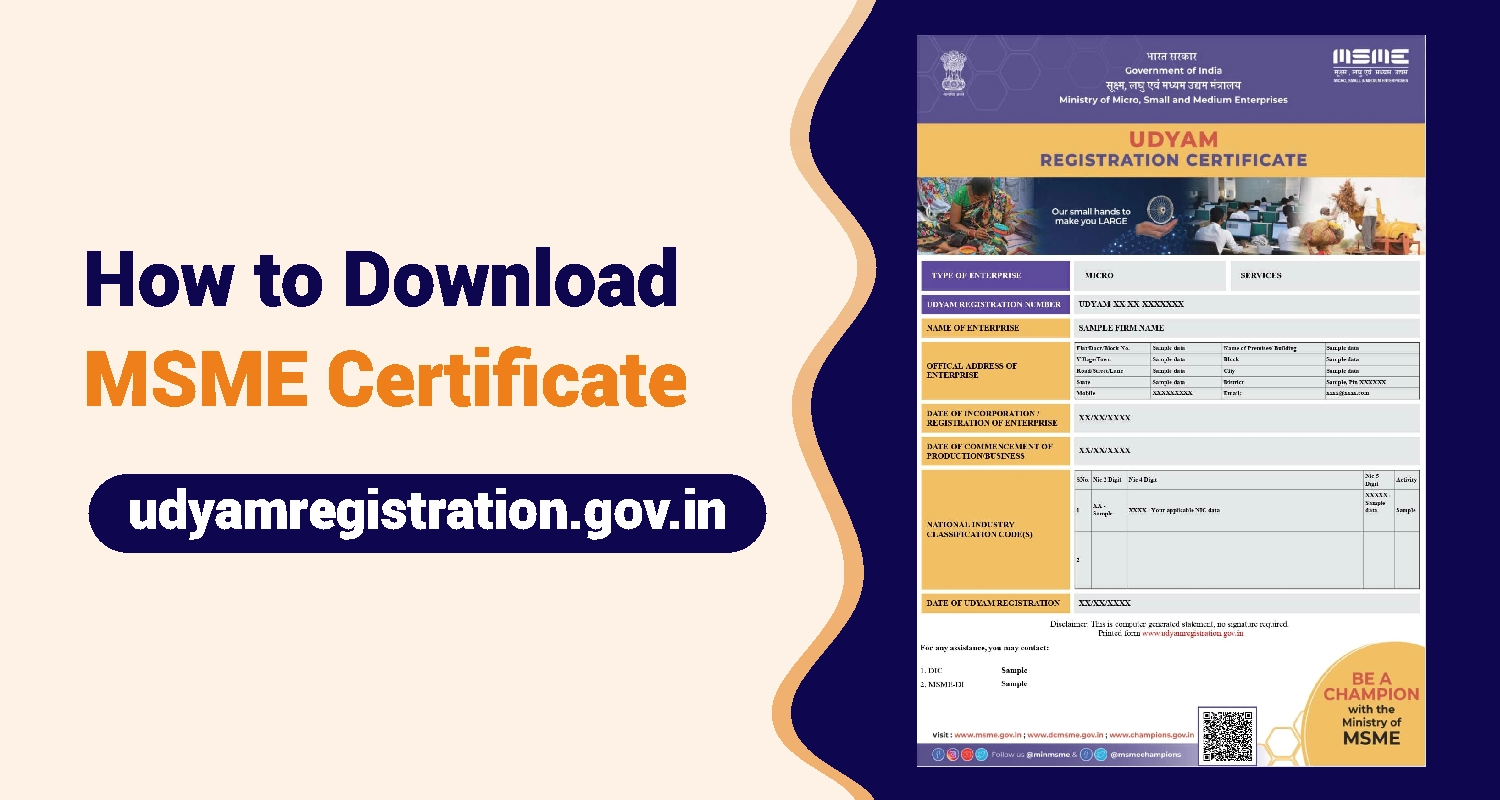 Quick Steps To Download MSME Certificate Online | IIFL Finance